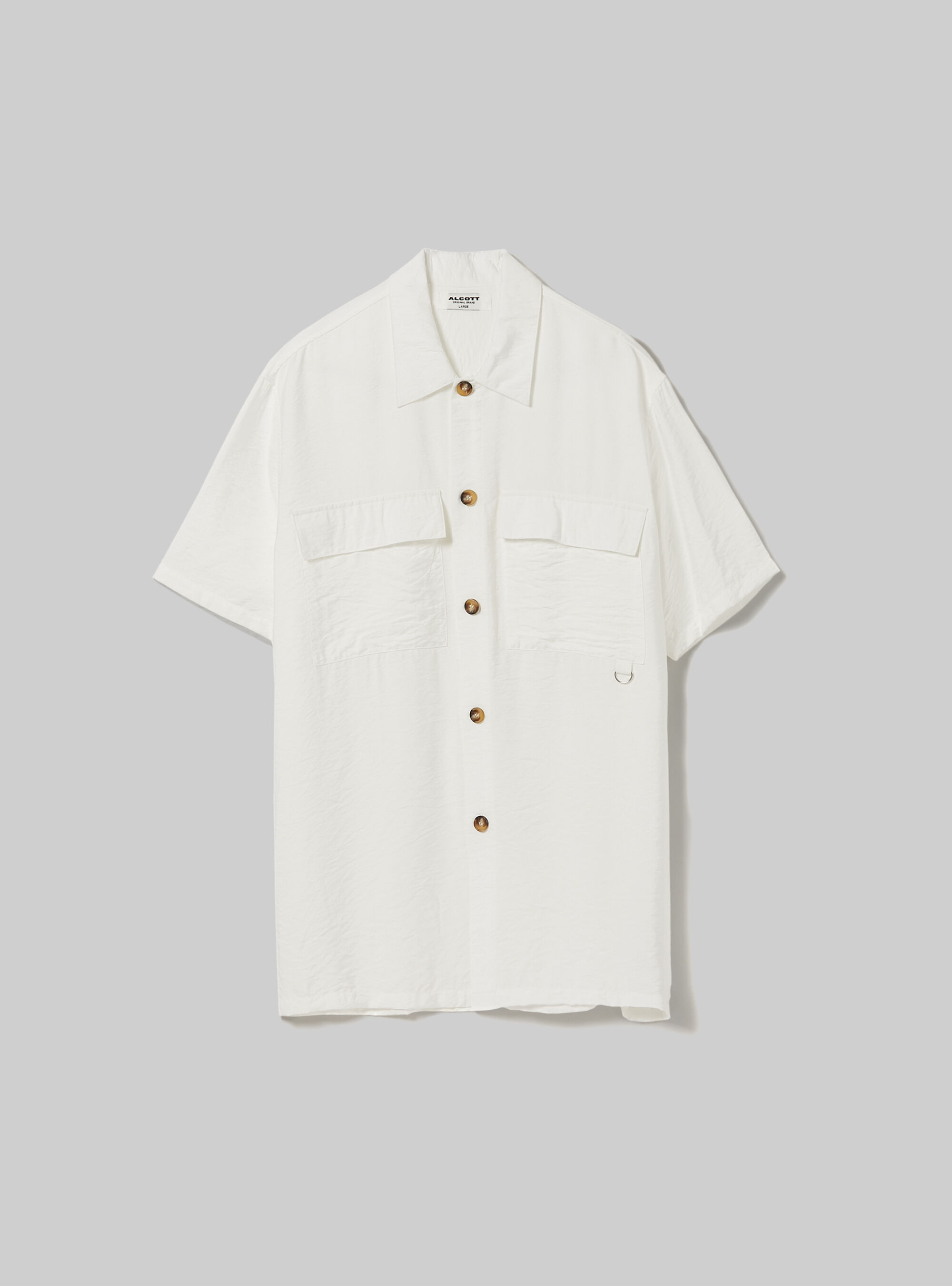 Camicia in twill con tasconi