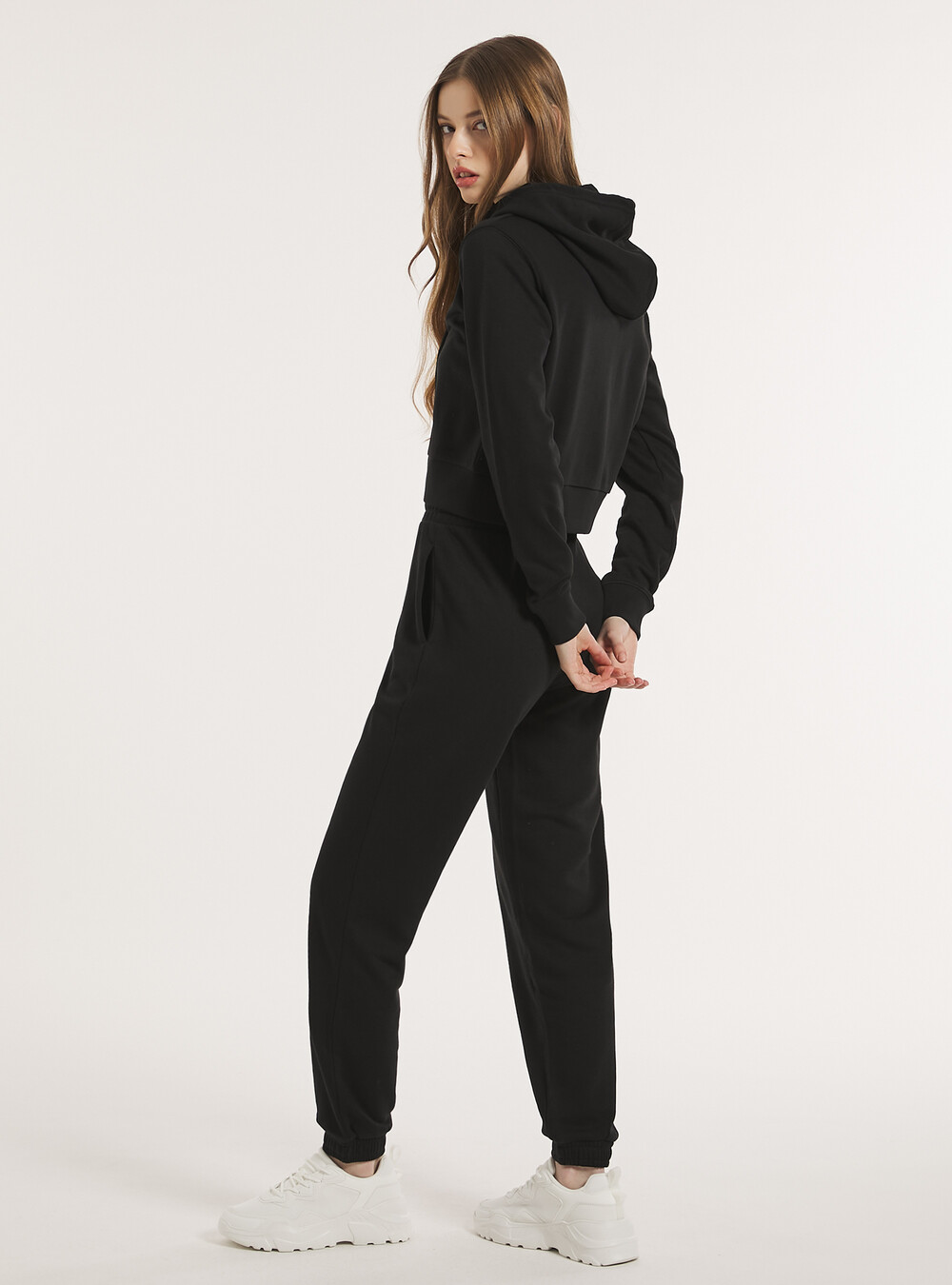 Sudadera Corta Con Cremallera Y Capucha Alcott Sudaderas Donna