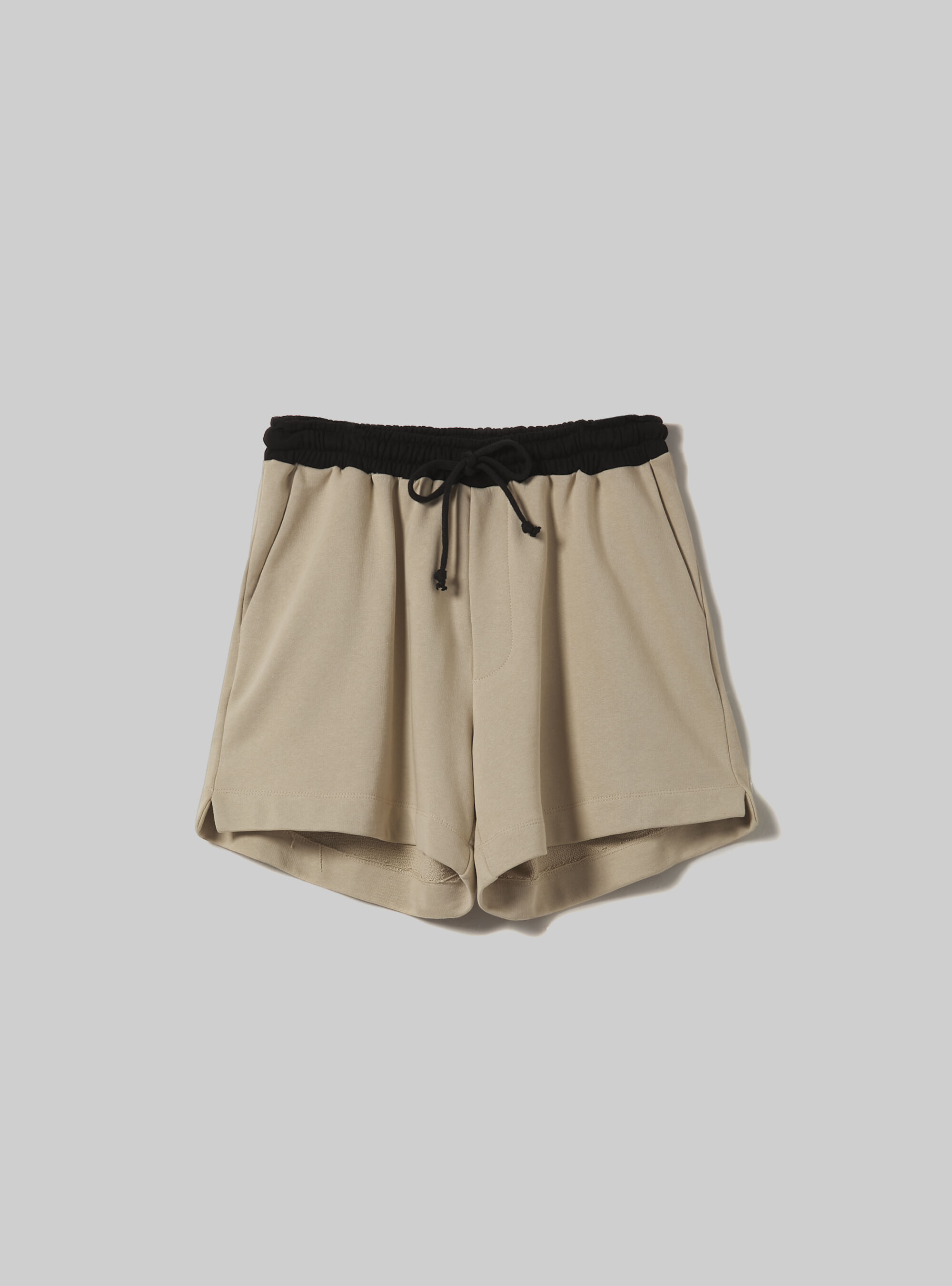Boxy Fit Cotton Bermuda Shorts