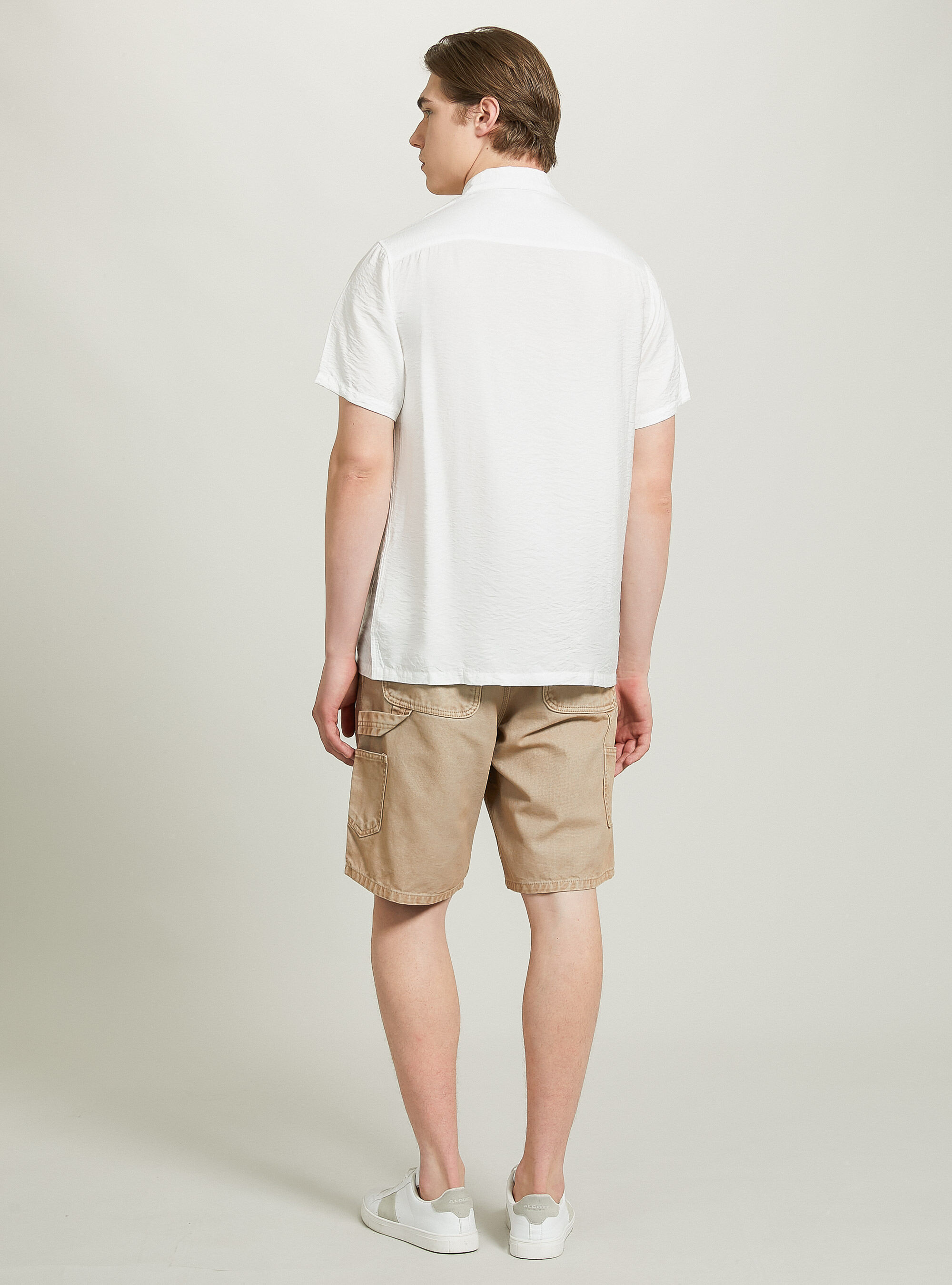 Camicia in twill con tasconi