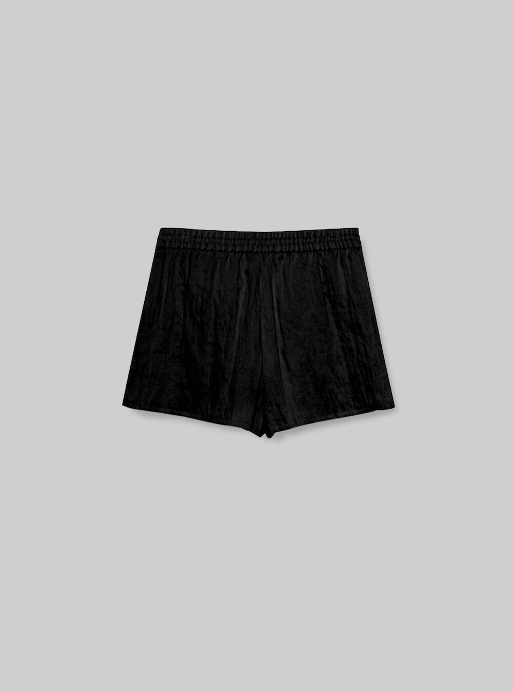 Shorts in misto lino basico
