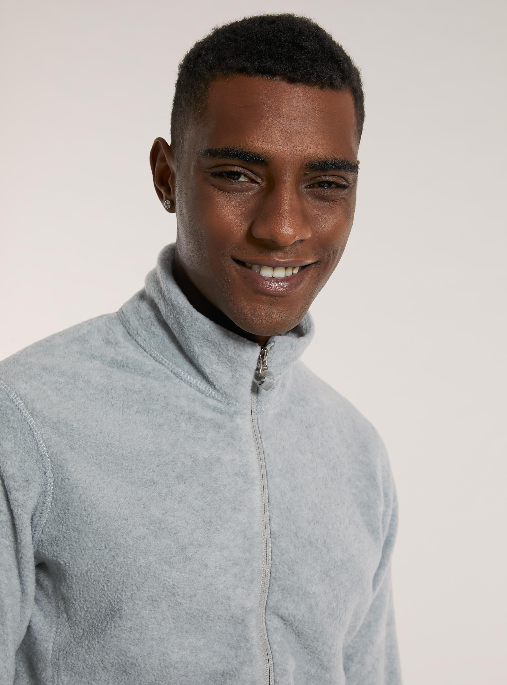 Cardigan polar fleece