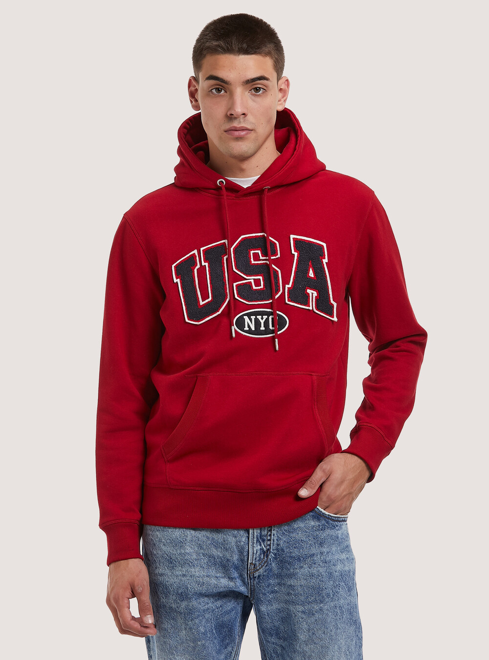 Sudadera Con Parche Y Capucha Alcott Sudaderas Uomo