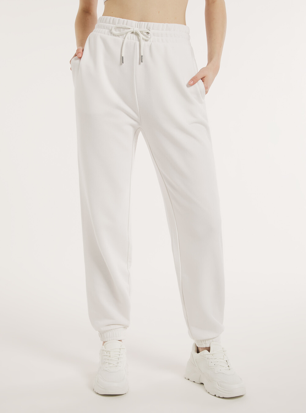 Pantaloni Jogger In Felpa Alcott Pantaloni E Leggings Donna