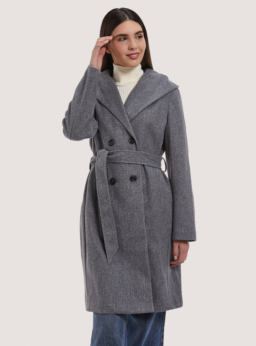 Cappotto Con Cappuccio E Cintura Alcott Mäntel Und Jacken Uomo