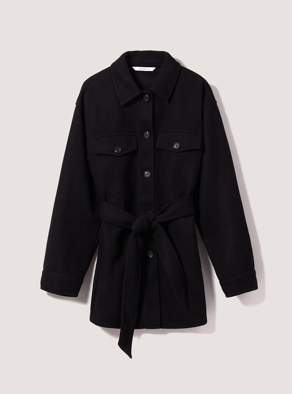 Giacca Camicia Soft Touch Oversize Con Cintura Alcott Catalog