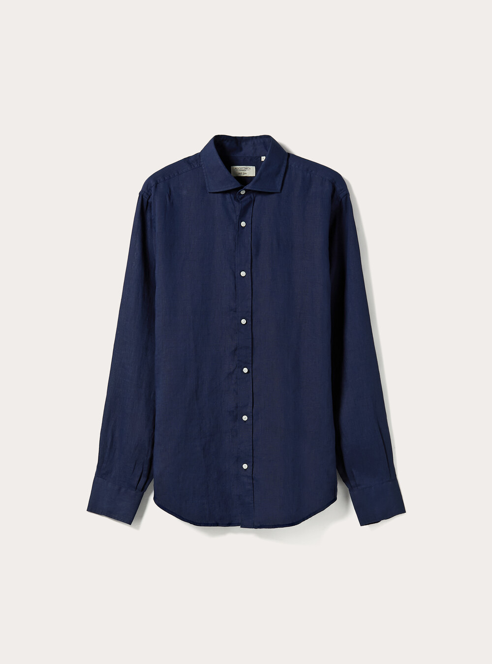 Camicia In Puro Lino A Maniche Lunghe Alcott Camicie Uomo