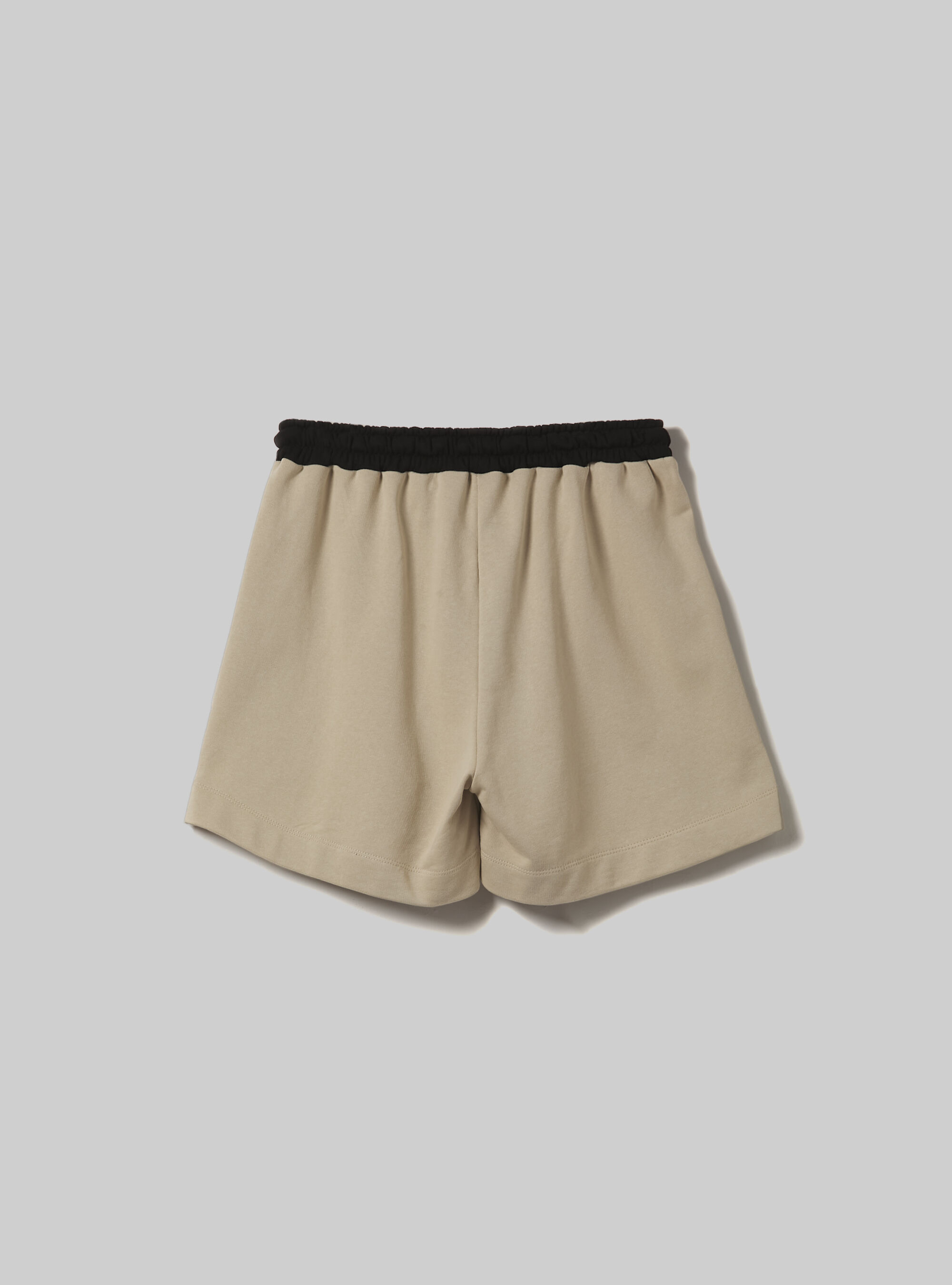 Boxy Fit Cotton Bermuda Shorts