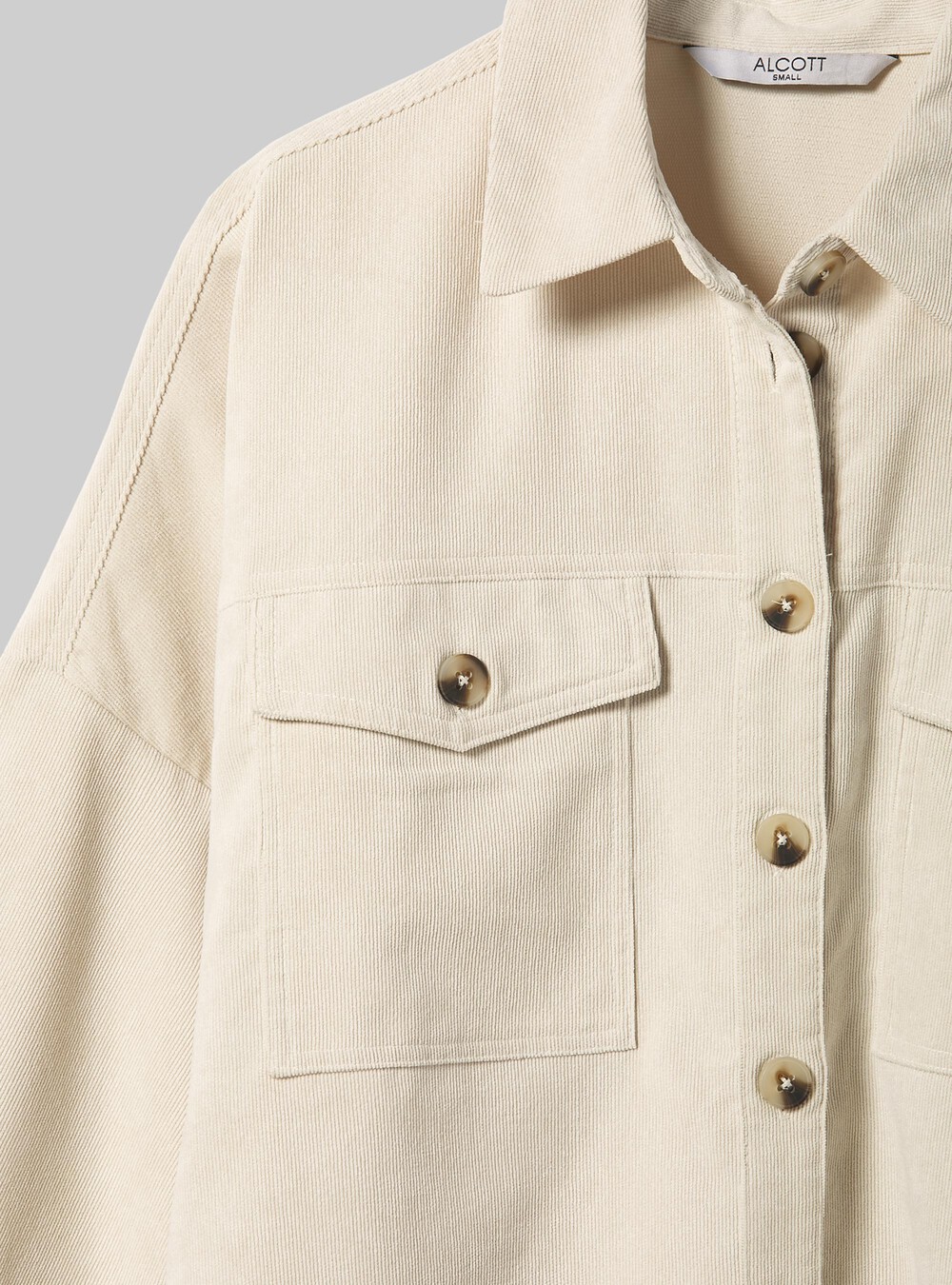 Giacca Camicia In Velluto A Costine