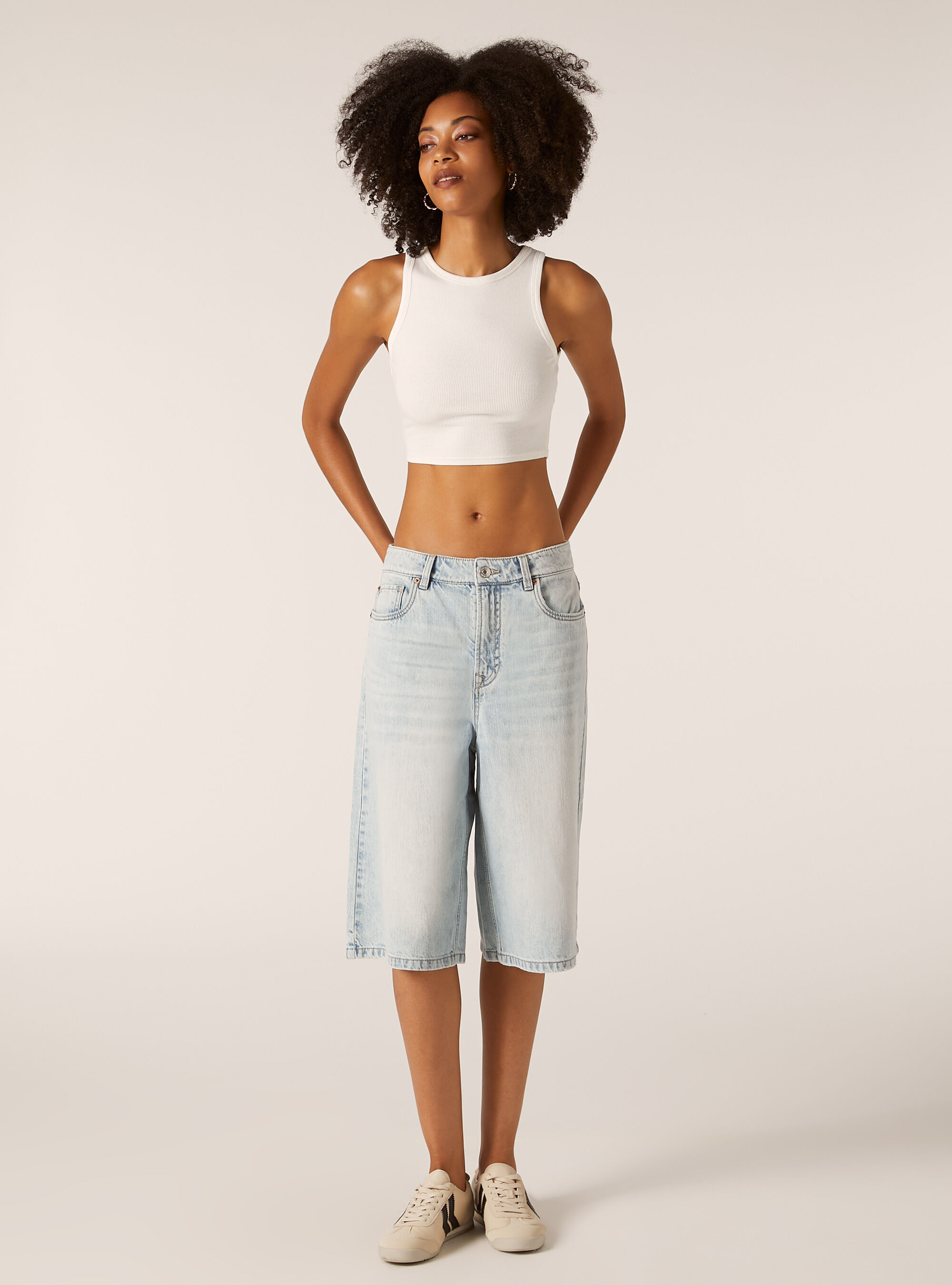 Denim jorts
