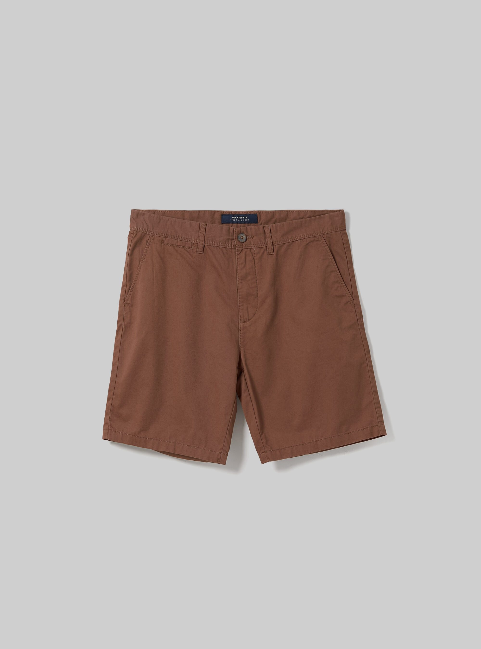 Bermuda in twill in tinta unita