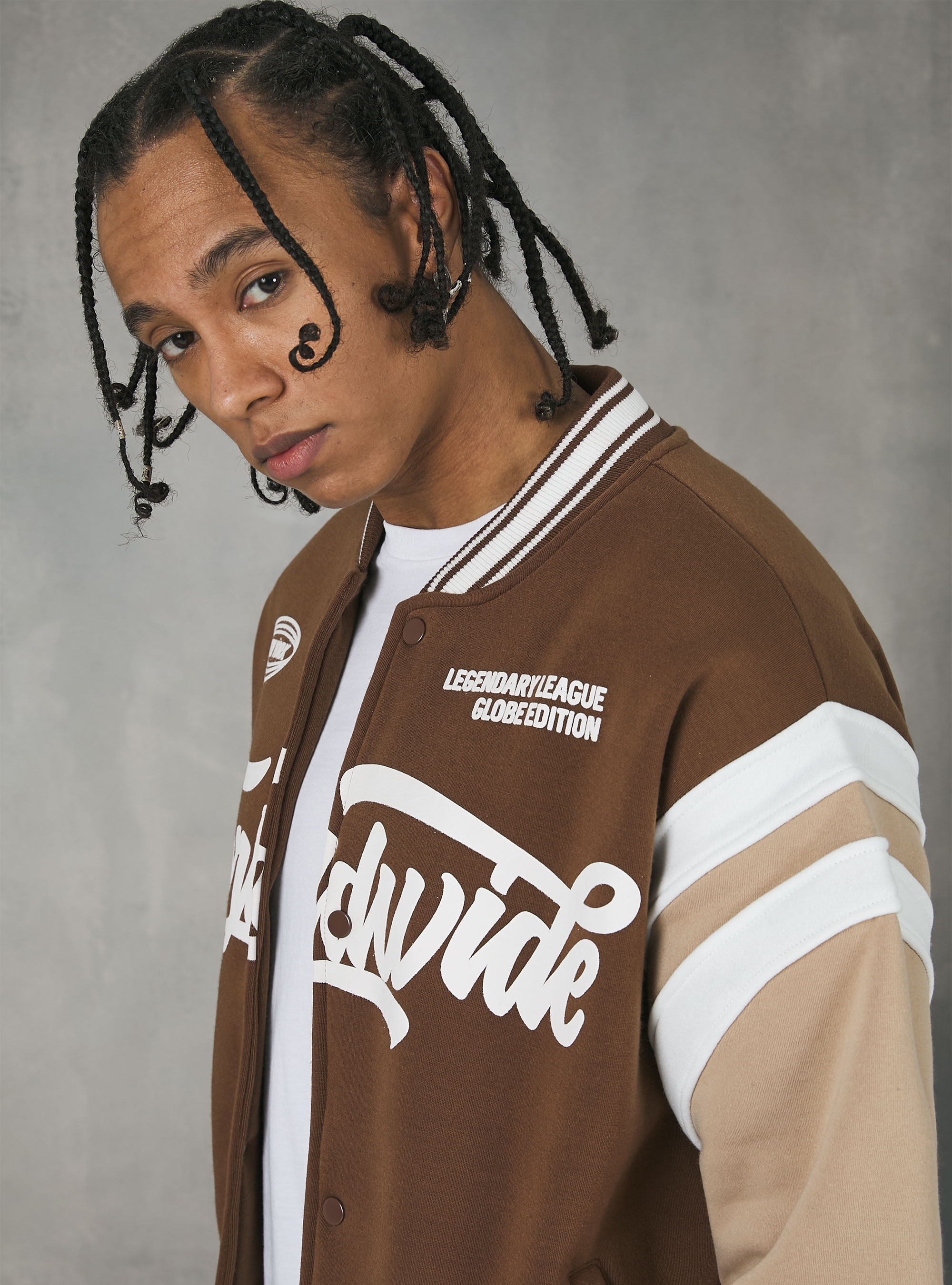 College Bomber Jacket with print