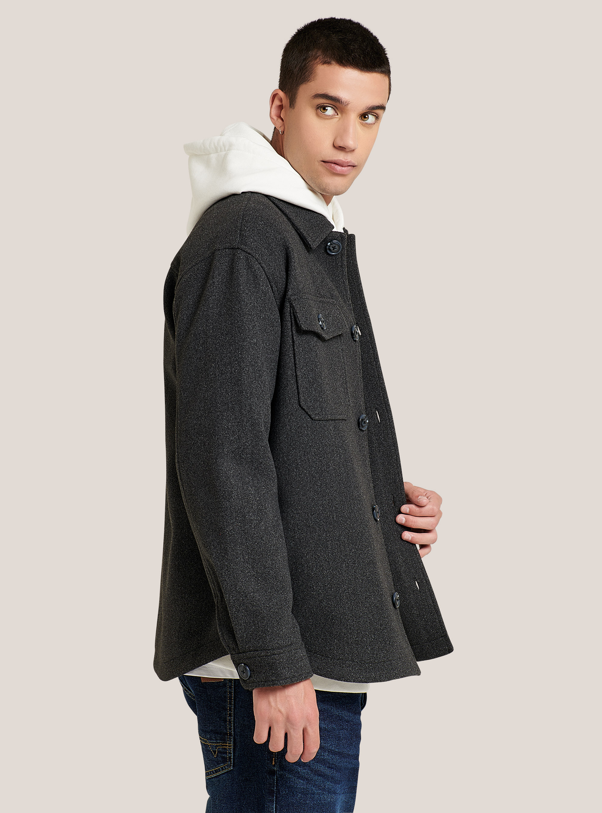 Camicia over con tasconi