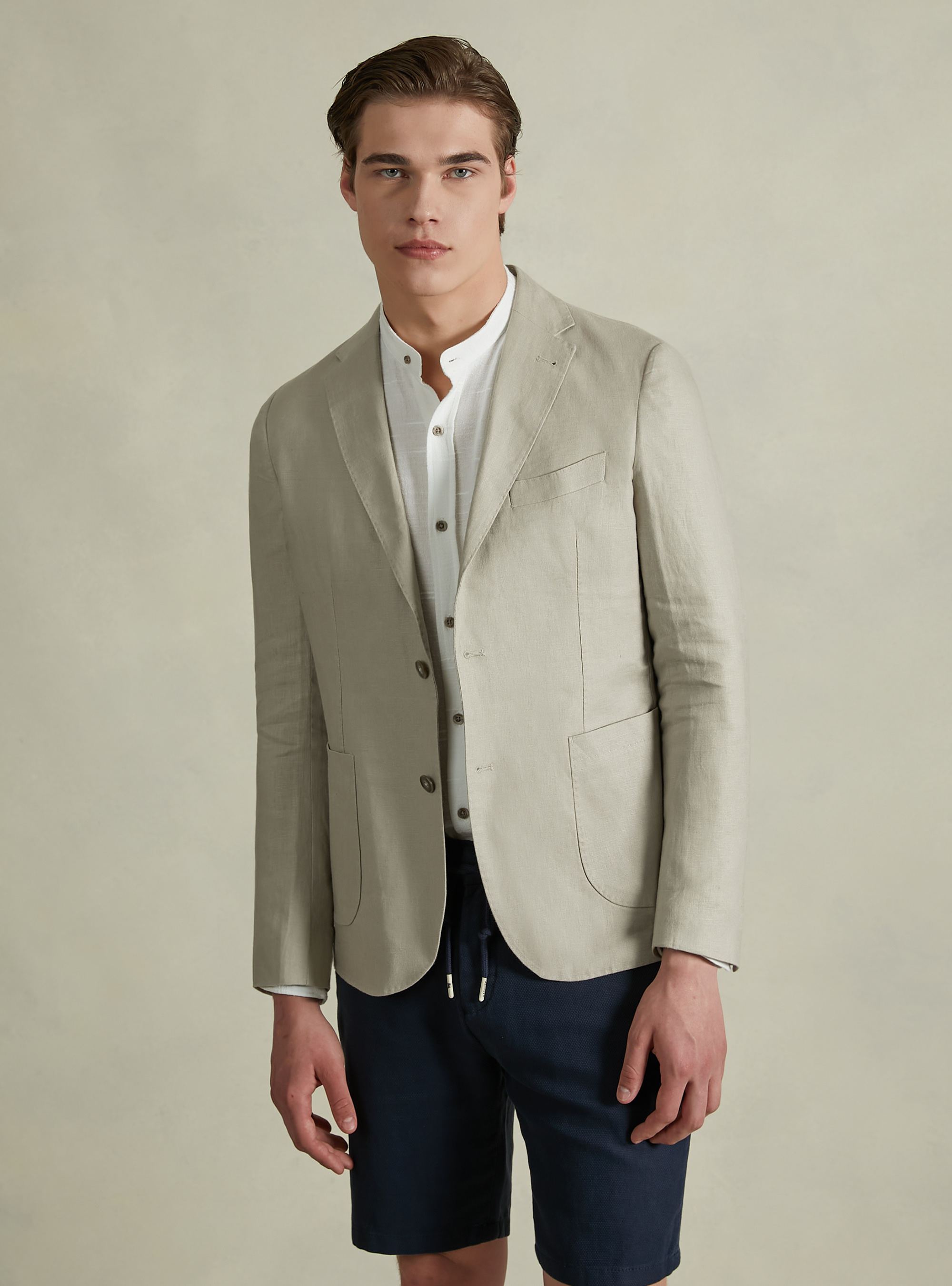 Pure linen jacket