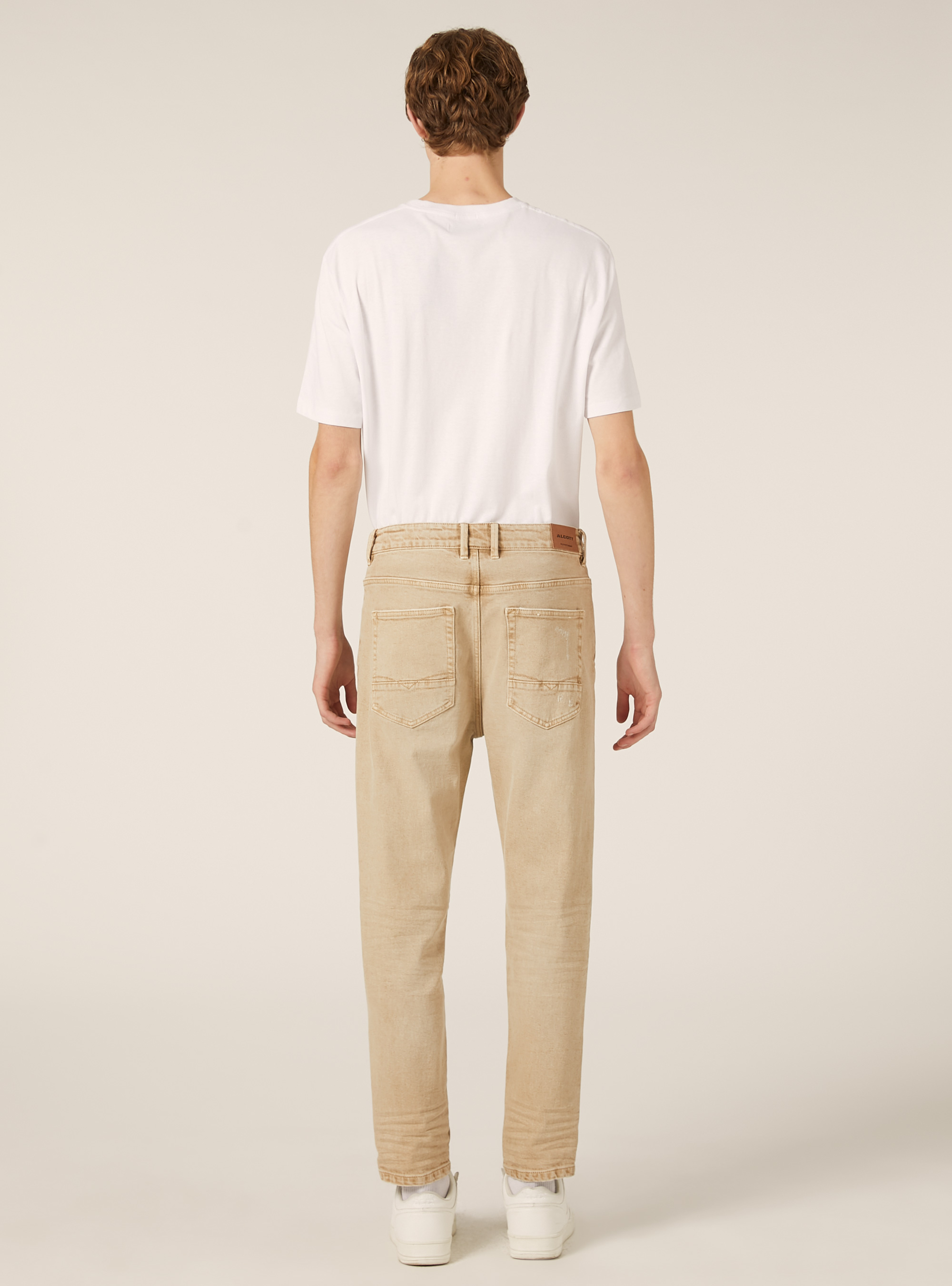 Cinque tasche tinto capo, BG3 BEIGE LIGHT