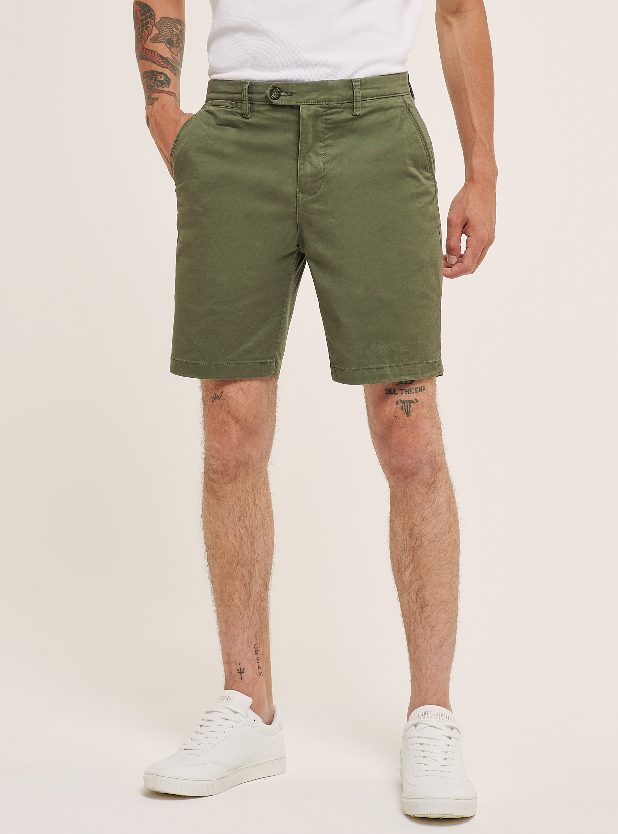 Cotton basic bermuda