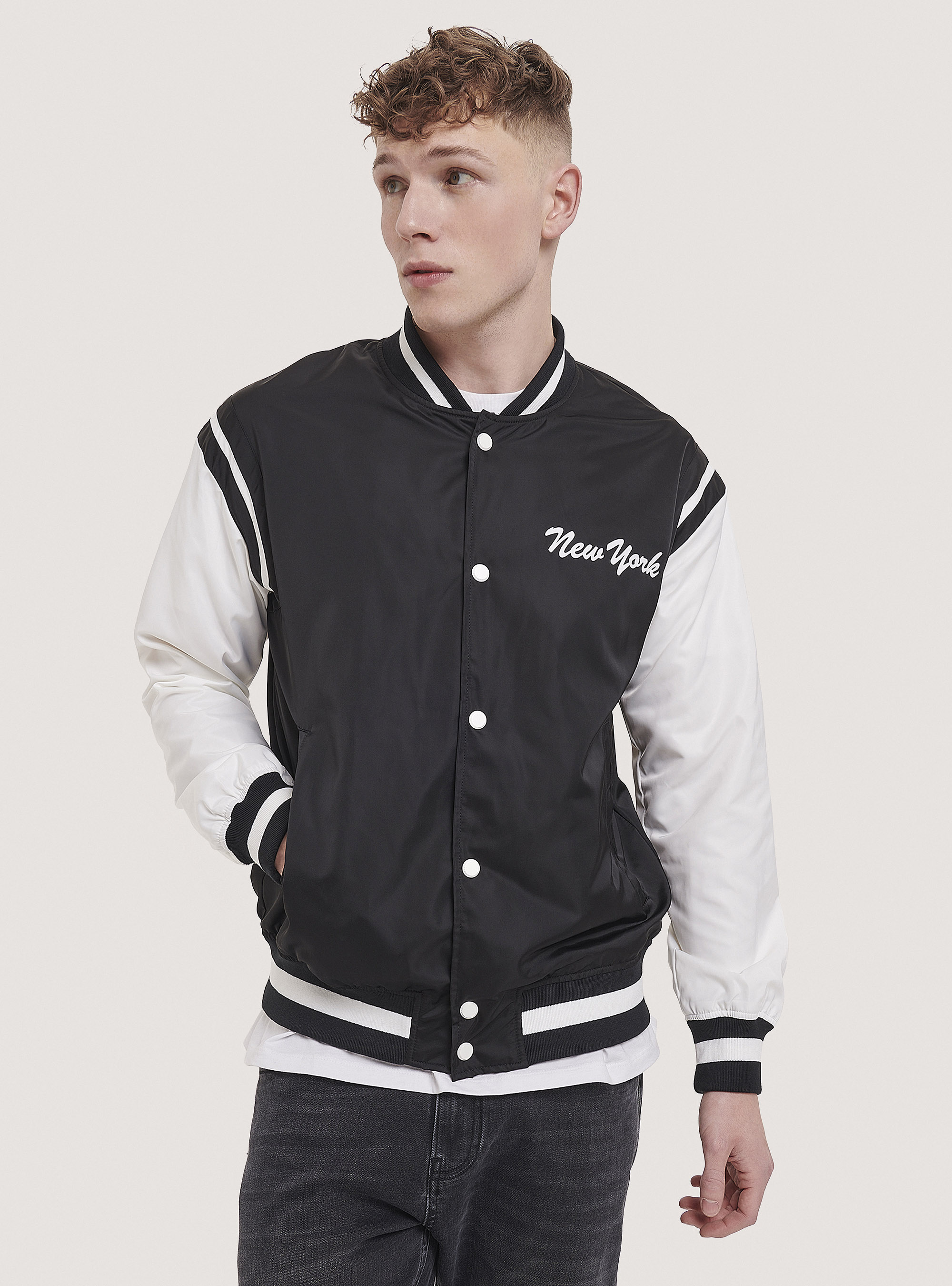 Satin college bomber jacket | Alcott | Coats Uomo