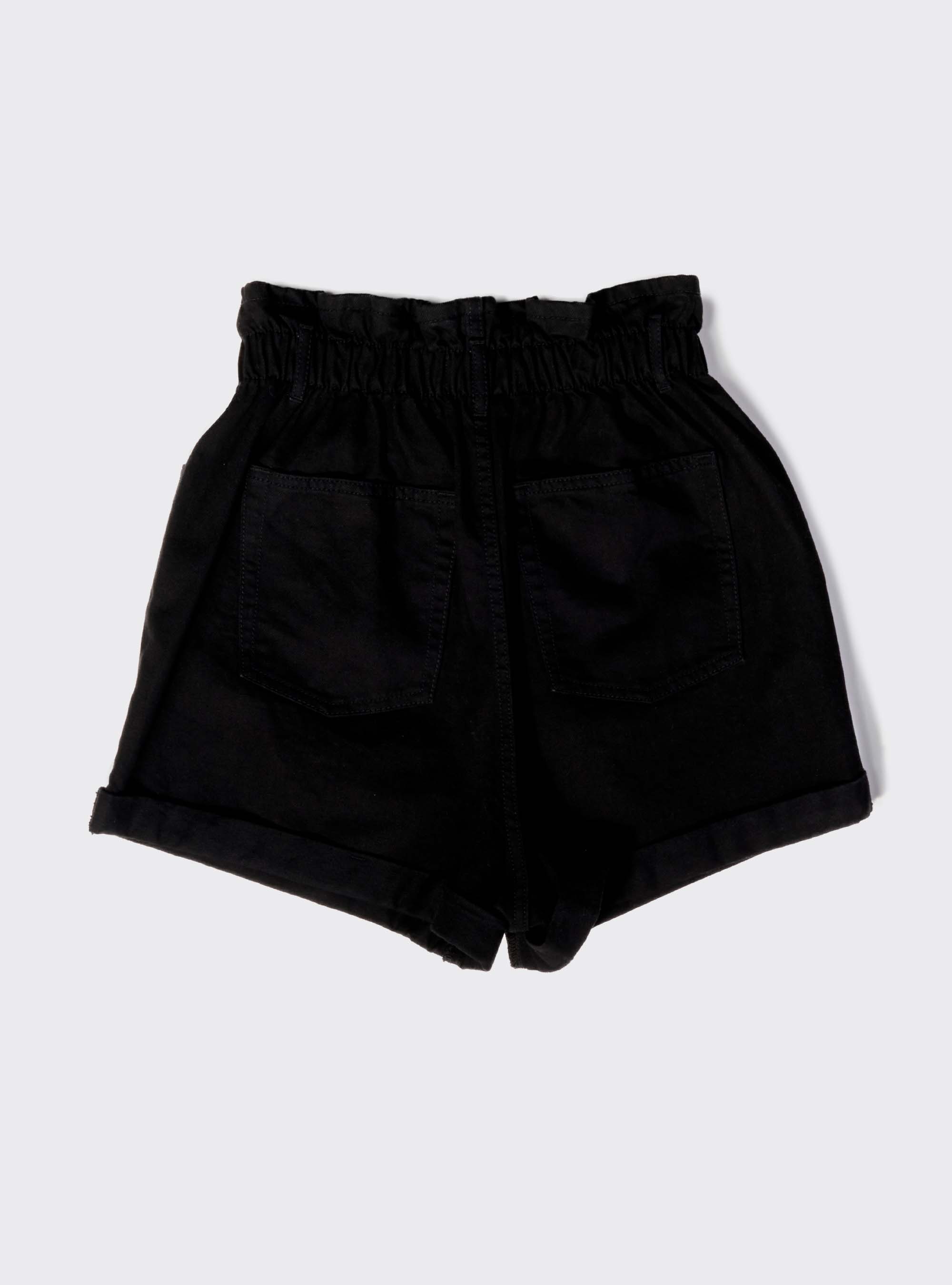 Shorts denim con elastico