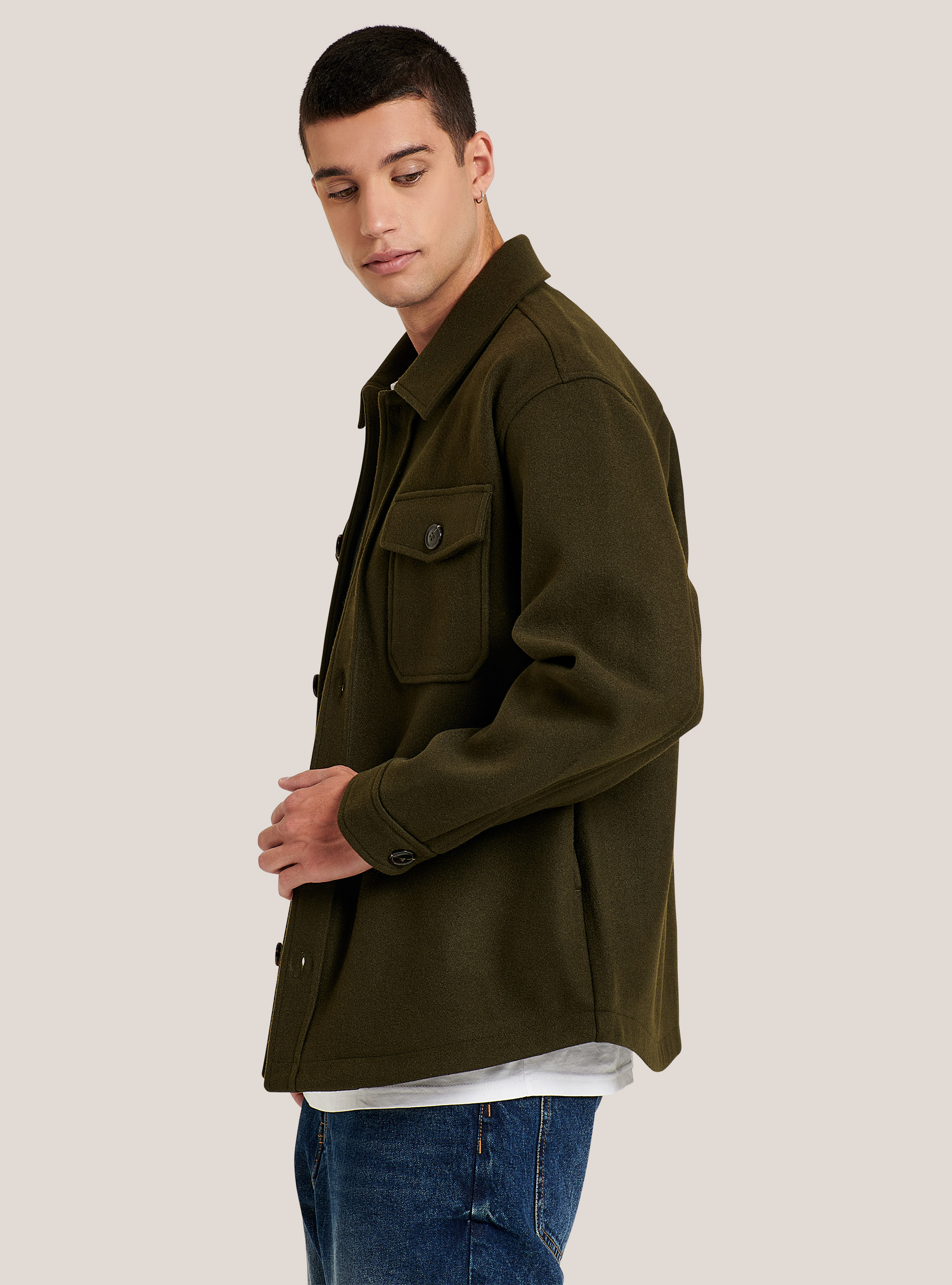 Camicia over con tasconi