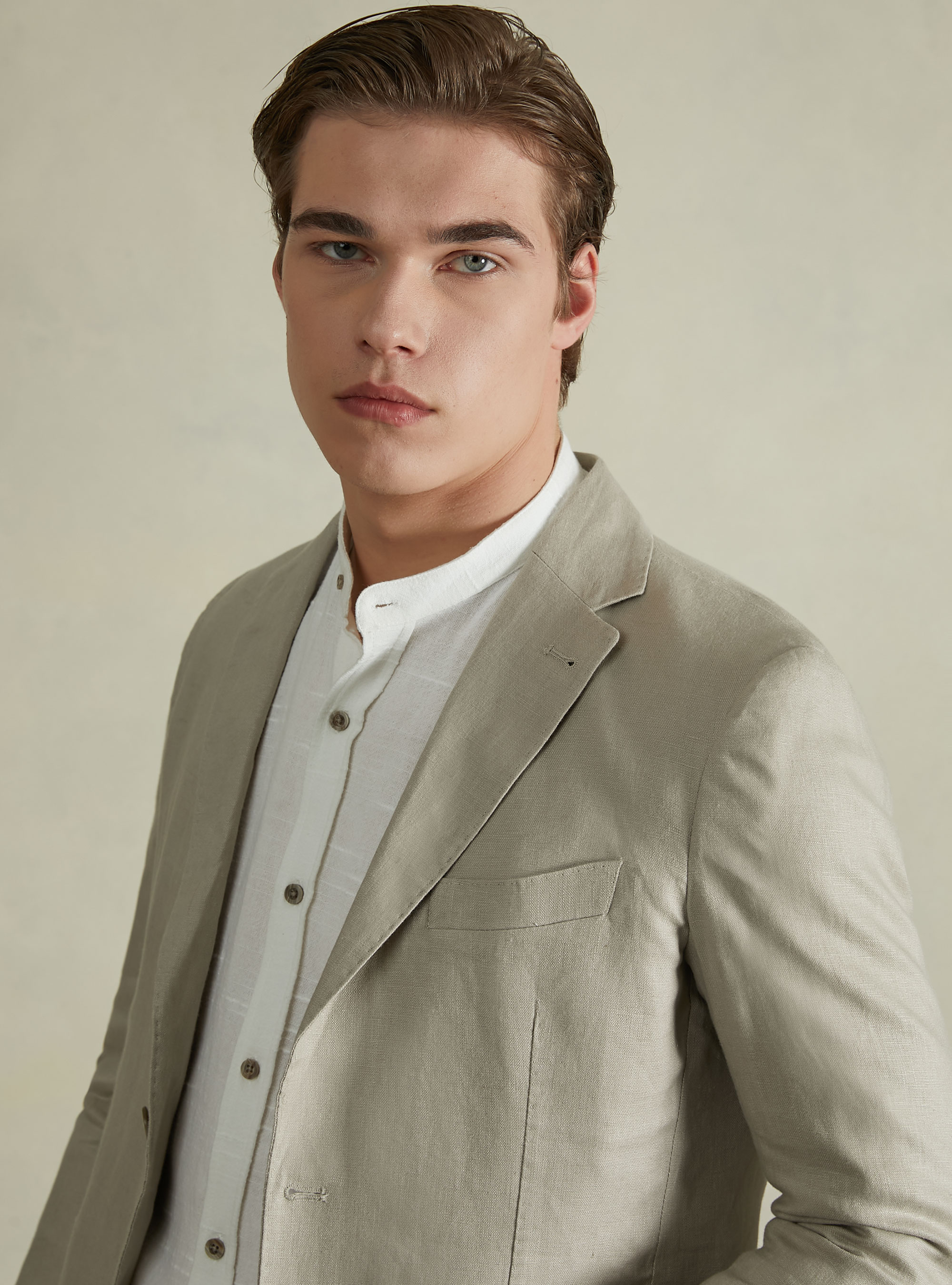 Pure linen jacket