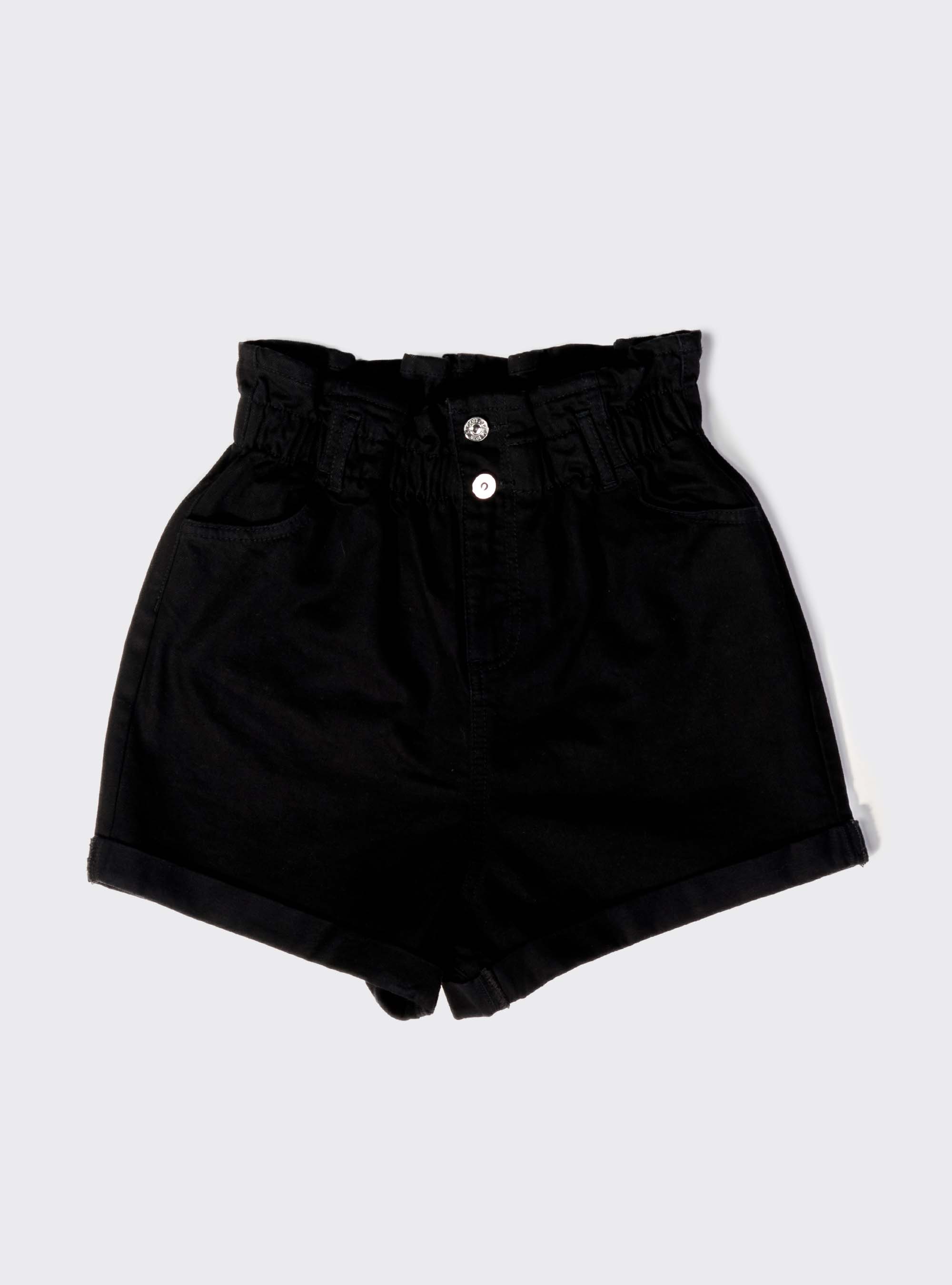 Shorts denim con elastico